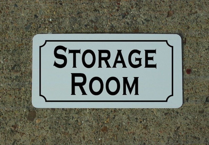 STORAGE ROOM Metal Sign | Etsy