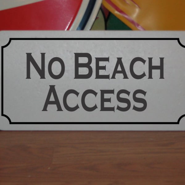 No Access Sign - Etsy