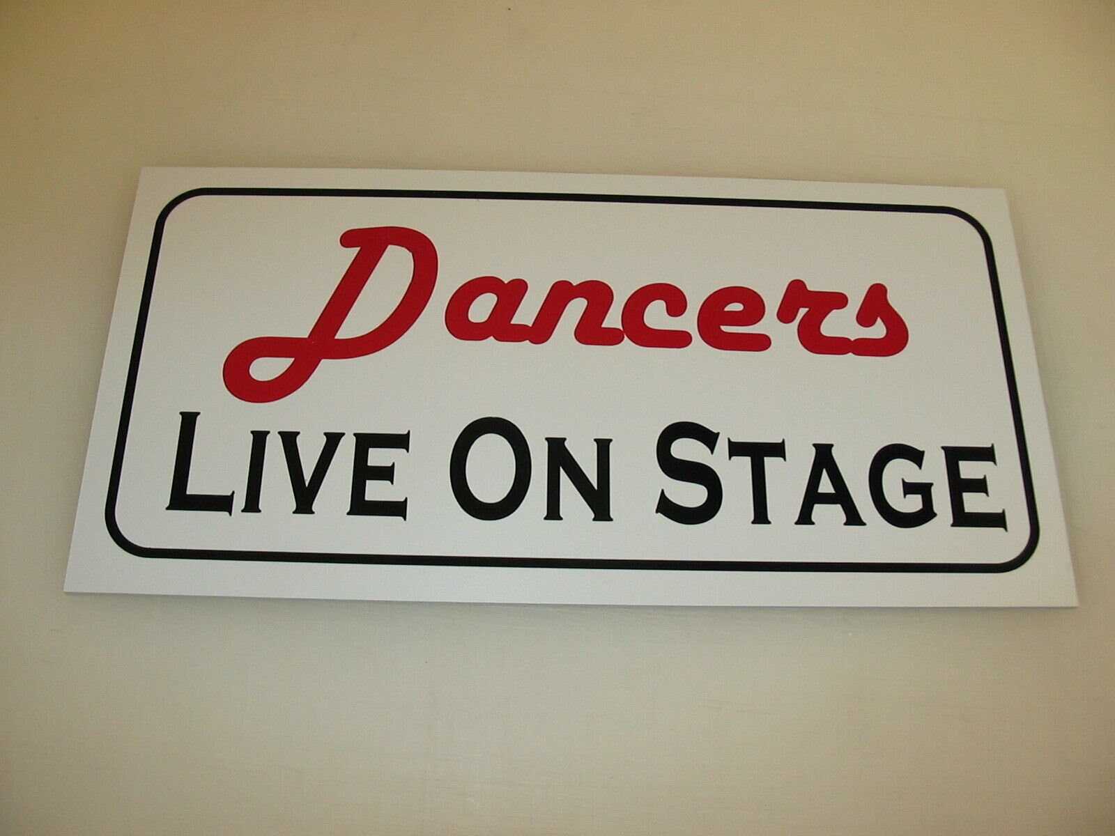 Dancers Live on Stage Metal Sign - Etsy