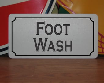 Foot Wash Sign - Etsy