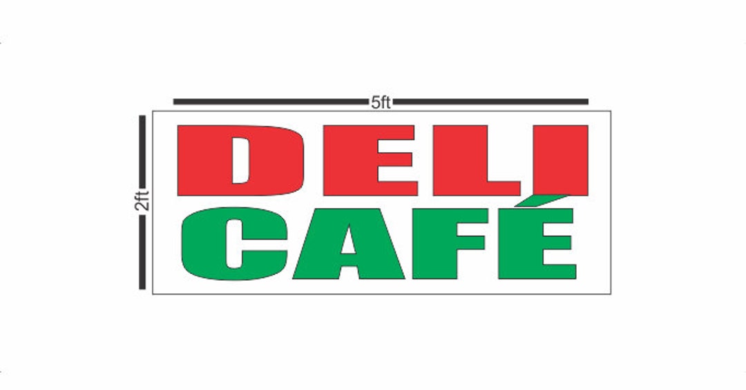 Deli Cafe Banner Sign - Etsy