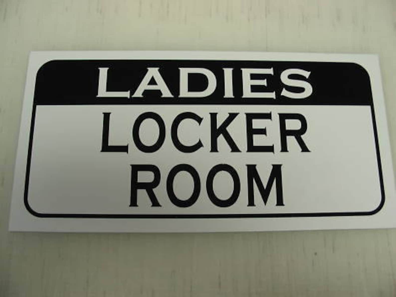 LADIES LOCKER ROOM... Metal Sign - Etsy