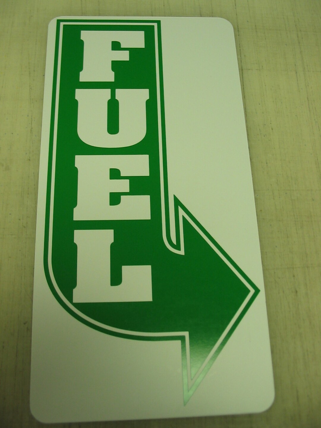 Green FUEL ARROW Art Deco Retro... Metal Sign for Farm Ranch - Etsy