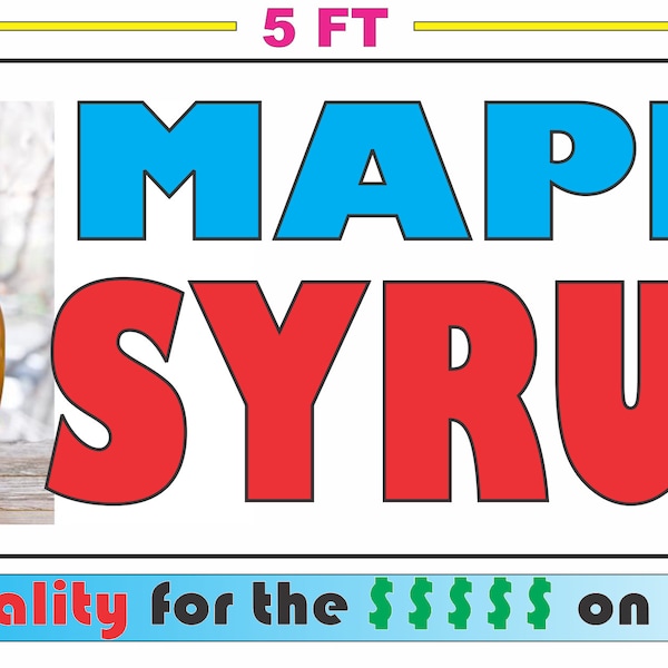 Maple Syrup Sign - Etsy