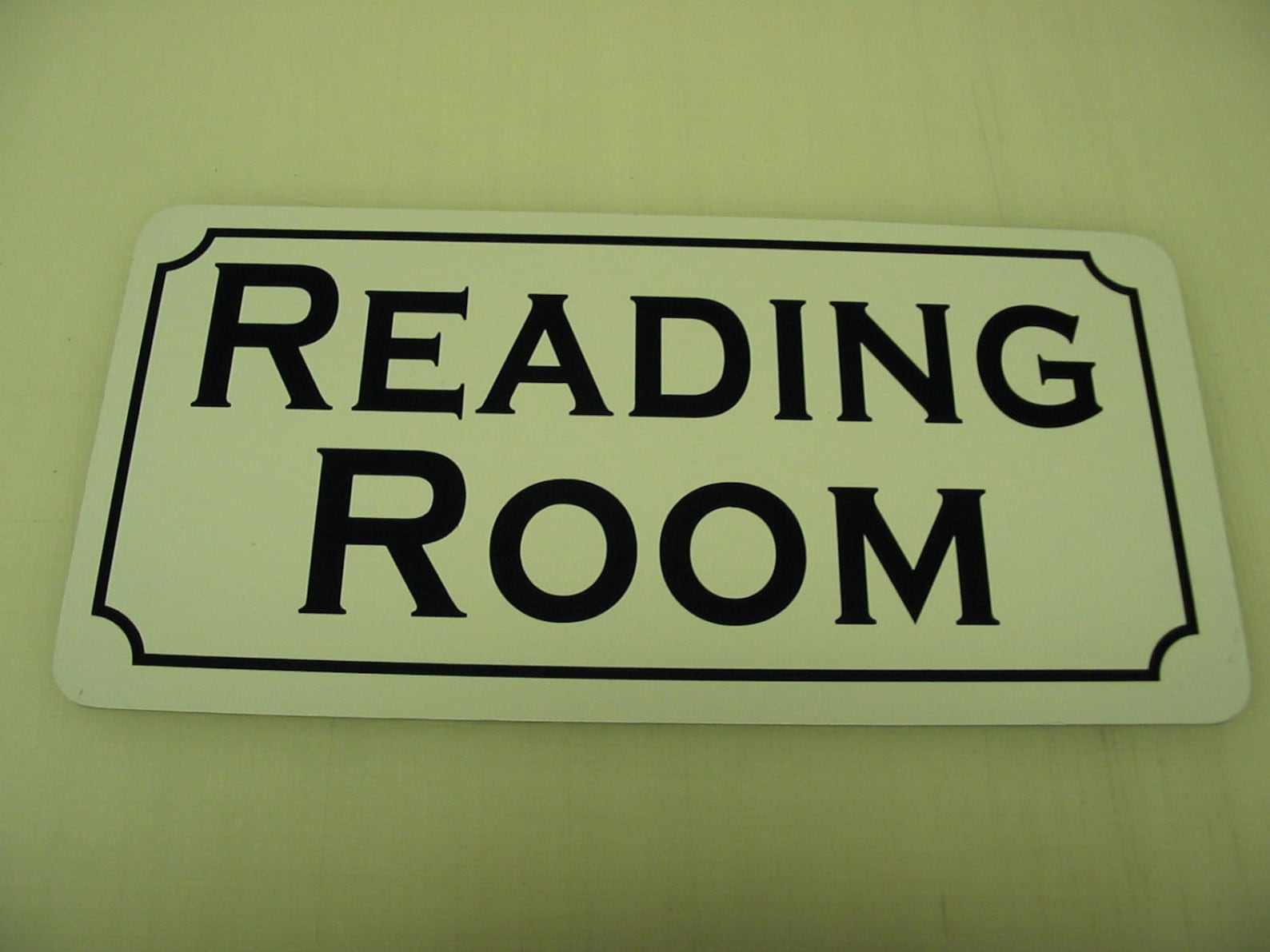 READING ROOM Metal Sign | Etsy
