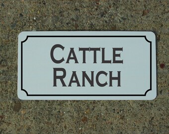 Metal Cattle Pen Sign - Etsy
