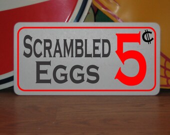 I LOVE BACON Street Sign Eggs Breakfast Canadian Lover English Sandwich ...