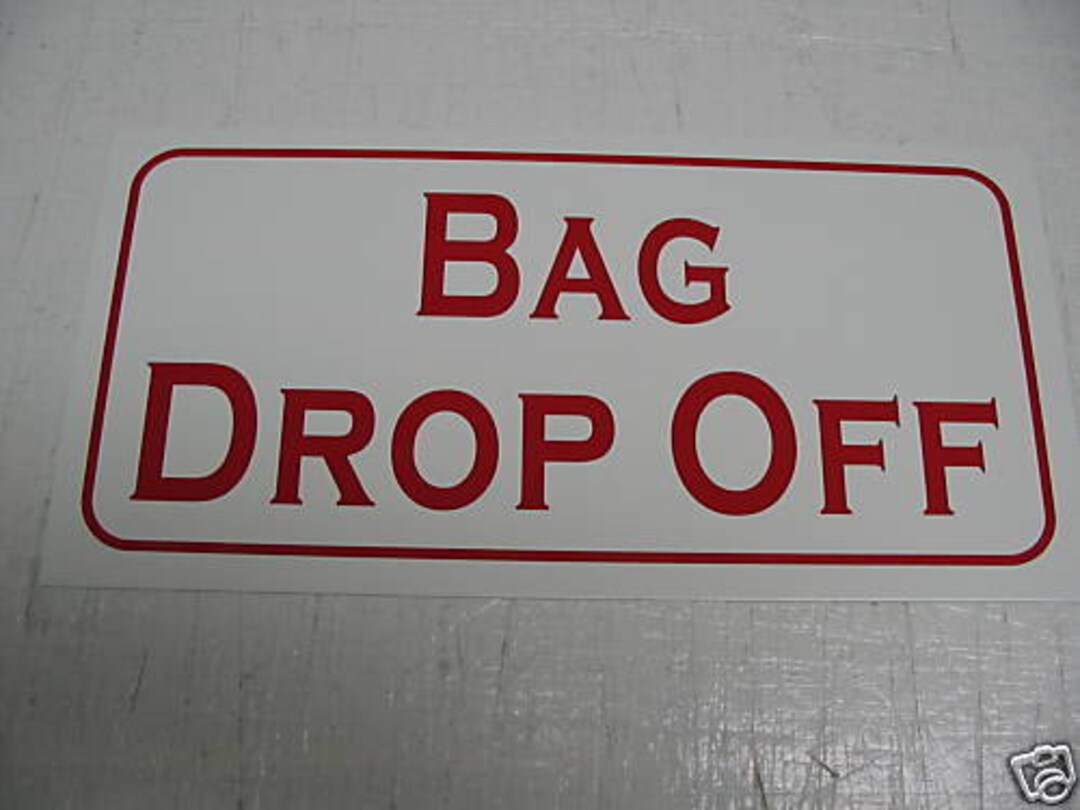 Bag Drop off Metal Sign, Farm Ranch Decor - Etsy