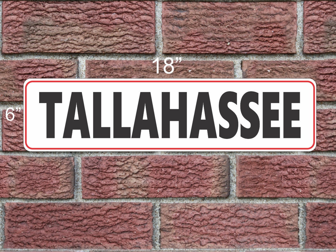 TALLAHASSEE Metal Sign - Etsy