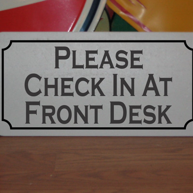 Doctors Office Check in Sign - Etsy