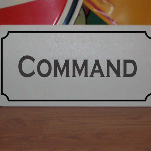 Military Command Sign - Etsy