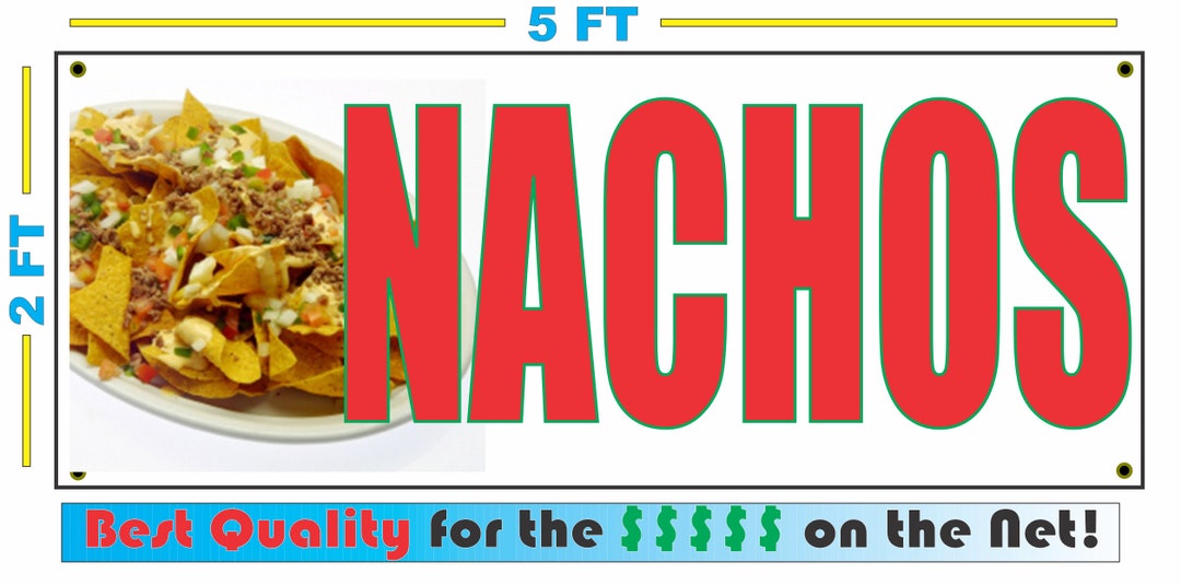 Nachos Banner Sign - Etsy