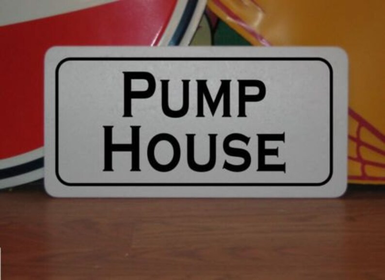 PUMP HOUSE Metal sign for Farm Ranch Decor Golf Course | Etsy