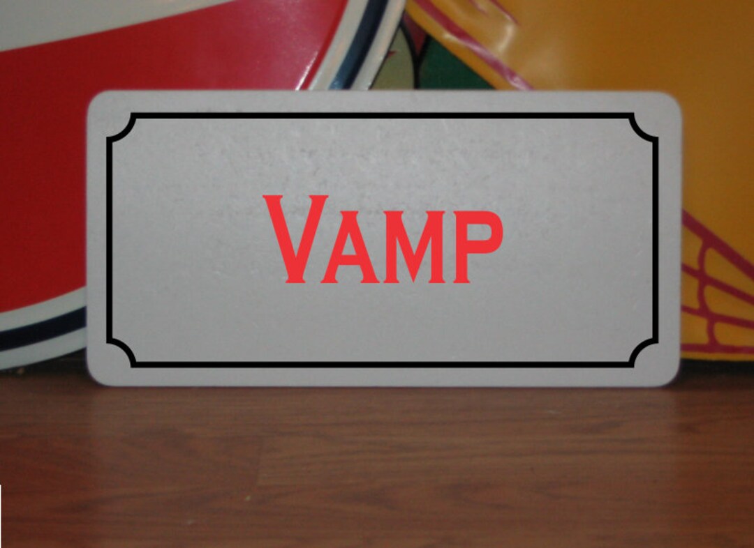 Vamp Metal Sign - Etsy
