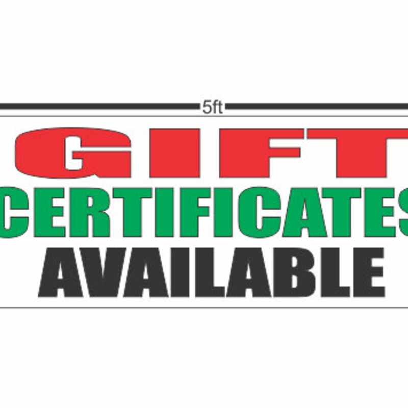 Gift Cards Available Sign - 60+ Gift Ideas for 2025