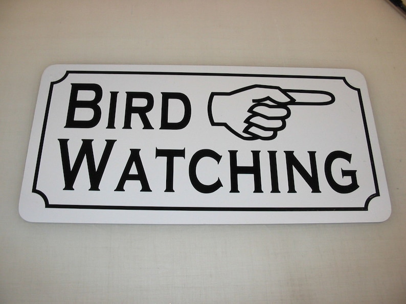 BIRD WATCHING W ARROW... Metal Sign for Farm Ranch or Kitchen - Etsy
