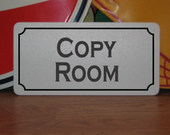 Copy Room Sign - Etsy