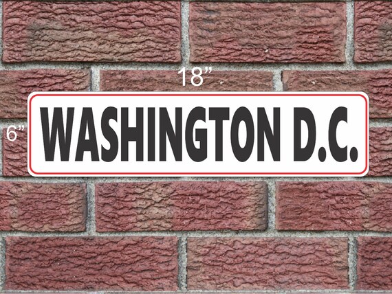 WASHINGTON D.C. Metal Sign - Etsy