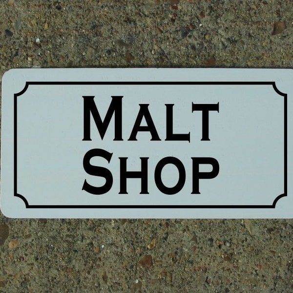 Malt Shop Signs - Etsy