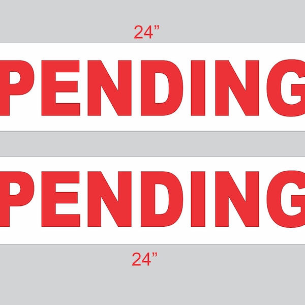 Pending Real Estate Signs - Etsy