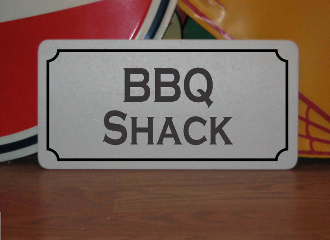 BBQ Shack Metal Sign Barbeque - Etsy