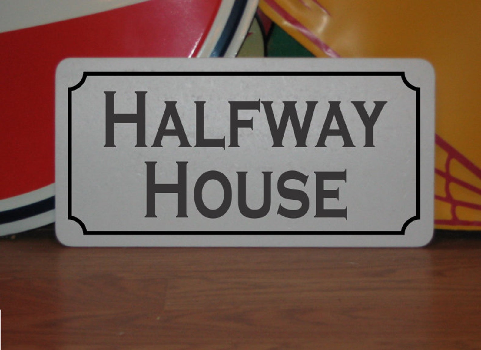 Halfway House Metal Sign - Etsy