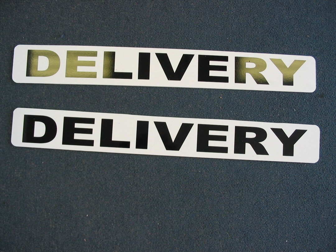 DELIVERY Magnetic Vehicle Signs to Fit Car Truck or Van Suv MAIL ...