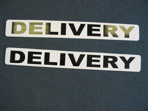 DELIVERY Magnetic Vehicle Signs to Fit Car Truck or Van Suv - Etsy