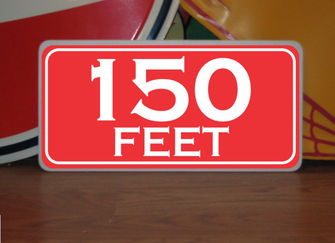 Vintage Look 150 FEET MARKER Metal Sign 4 Golf Club Yardage - Etsy