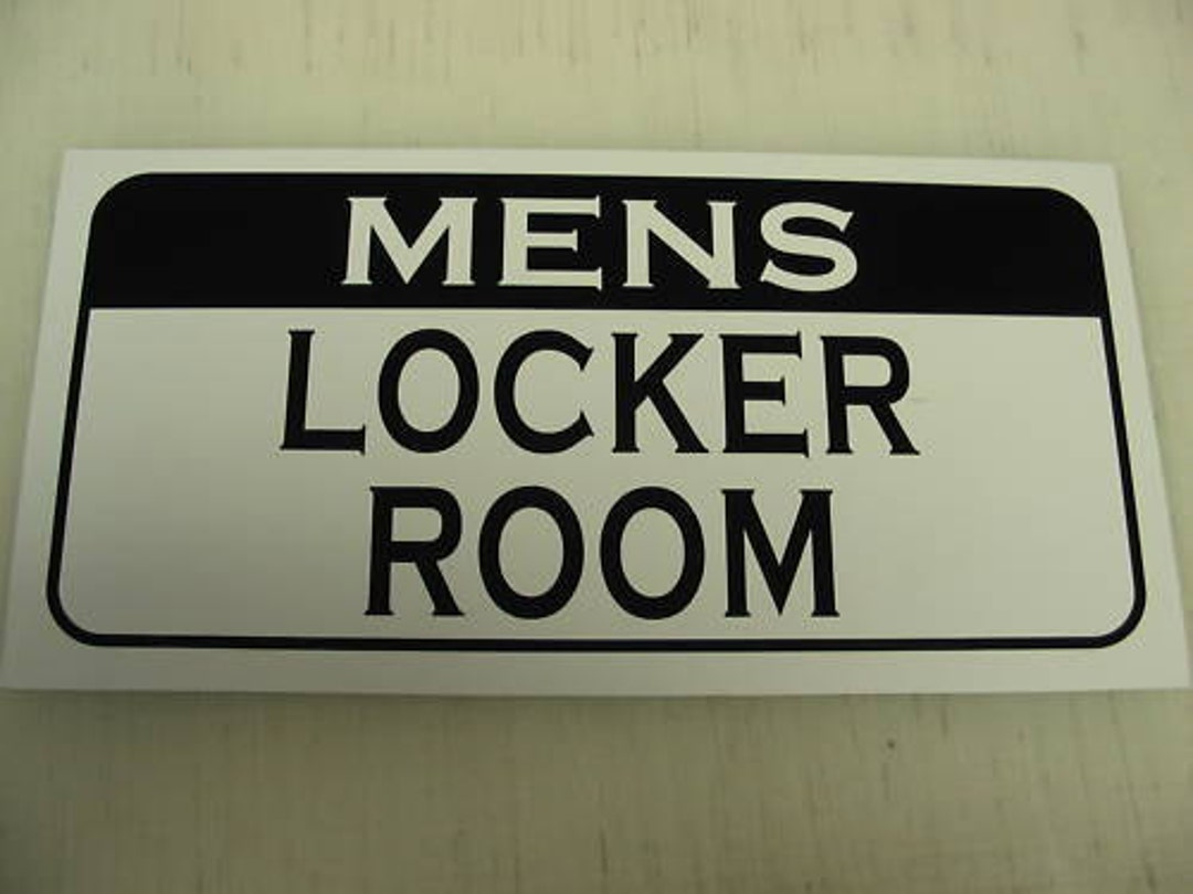 MENS LOCKER ROOM... Metal Sign - Etsy