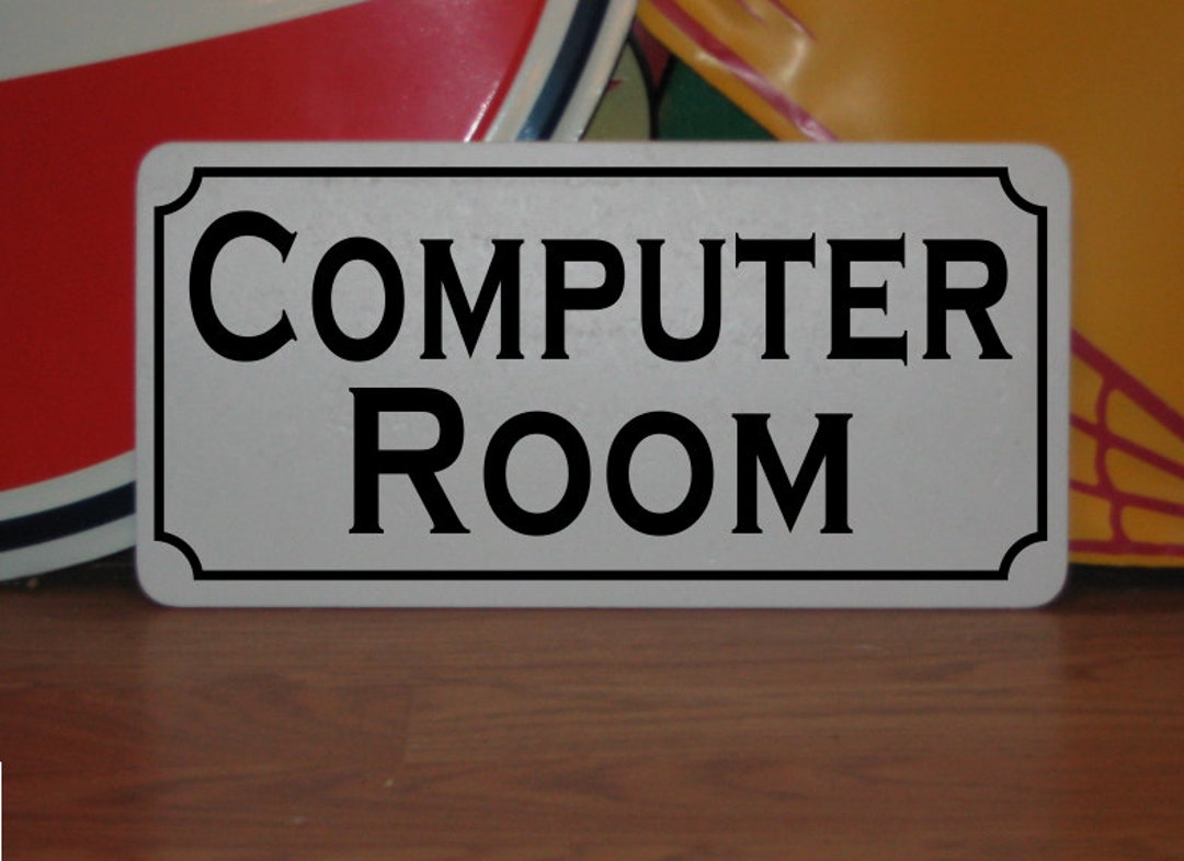 Computer Room Metal Sign - Etsy