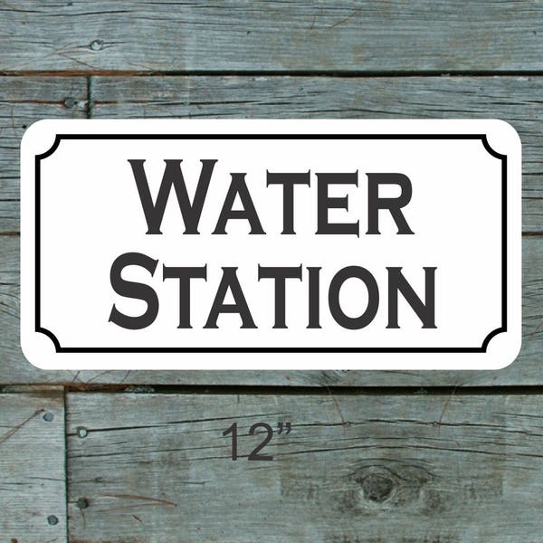 Water Station Sign - Etsy