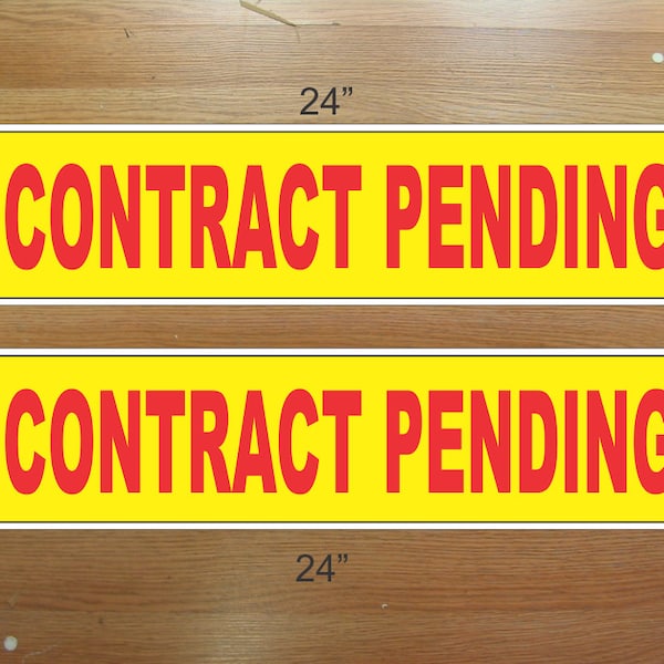 Real Estate Pending Sign - Etsy