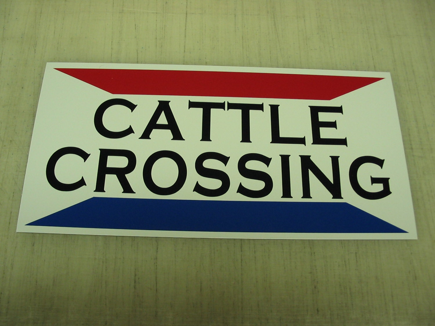 CATTLE CROSSING Metal Sign for Farm Ranch Farm - Etsy
