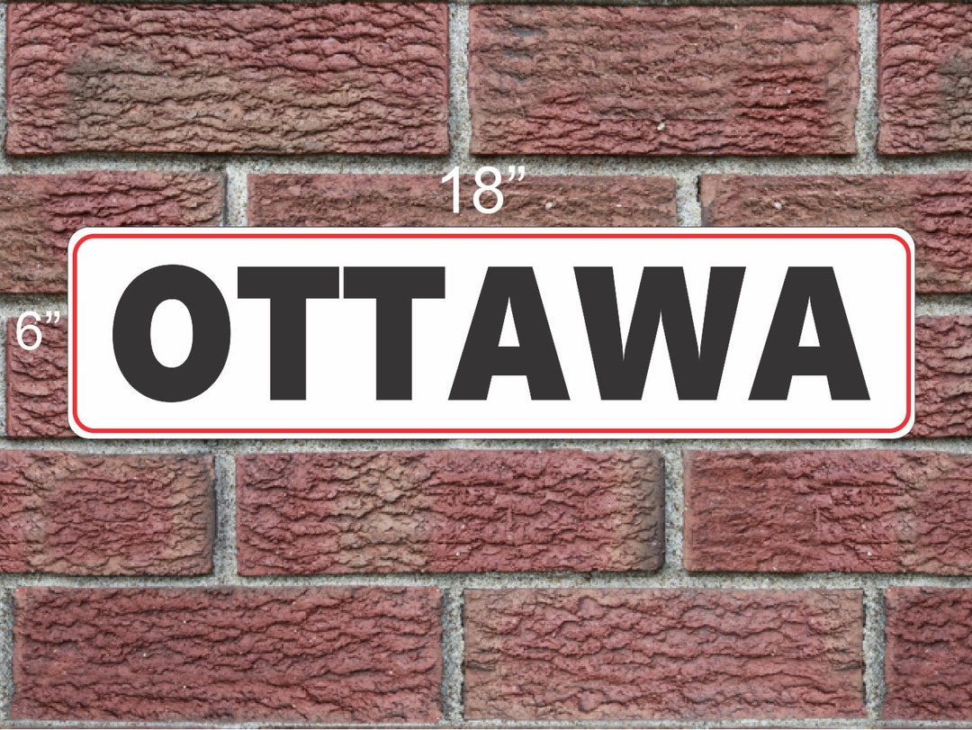 OTTAWA Metal Sign - Etsy