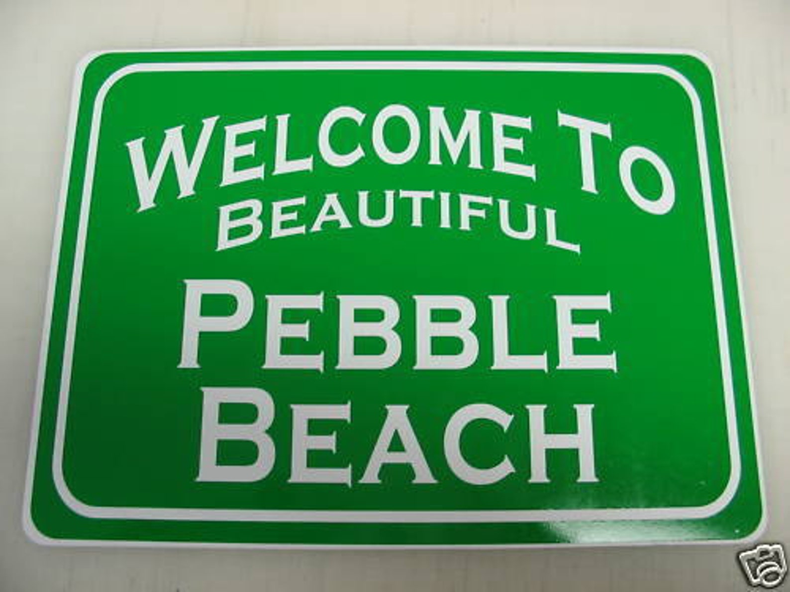 Vintage Golf Welcome to Pebble Beach... Metal Sign - Etsy