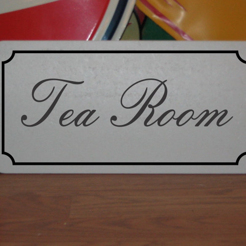 Tea Room Sign - Etsy