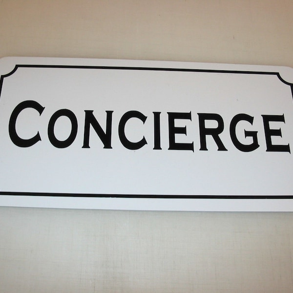 Concierge Desk Sign - Etsy