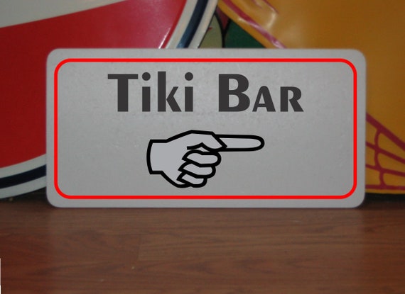 Tiki Bar with Arrow Metal Sign for Louisiana Party Bar or Boil | Etsy