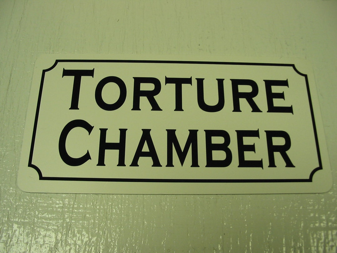 TORTURE CHAMBER Metal Sign for Bdsm Sex Prop - Etsy