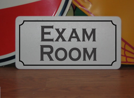 EXAM ROOM Metal Sign Doctors Office Dentist Urgent Care | Etsy