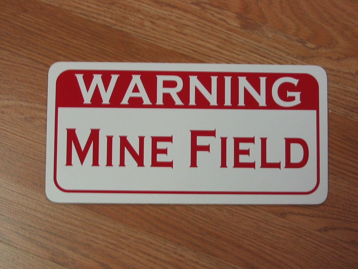 WARNING MINE FIELD Metal Sign for Farm gun shop military | Etsy