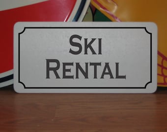 Ski Rental Sign - Etsy