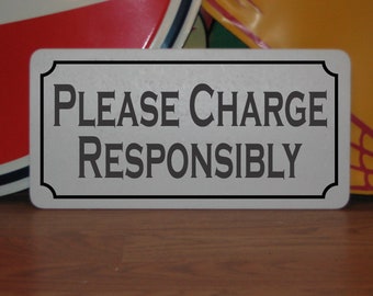 Charge Station Sign - Etsy