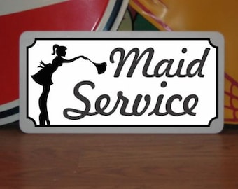 Maid Service Sign | Etsy