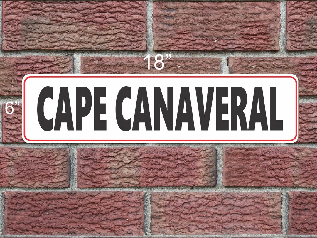 CAPE CANAVERAL Metal Sign - Etsy
