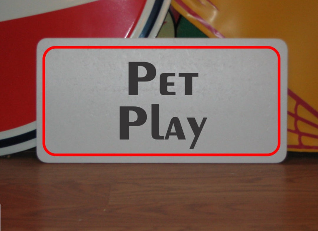 Pet Play Metal Sign Bdsm S&M Sex Decor Mistress Master Sub Dom - Etsy
