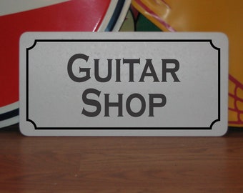 Guitar Shop Sign - Etsy