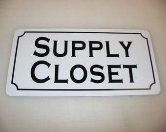 LINEN CLOSET Metal Sign 6x12 | Etsy