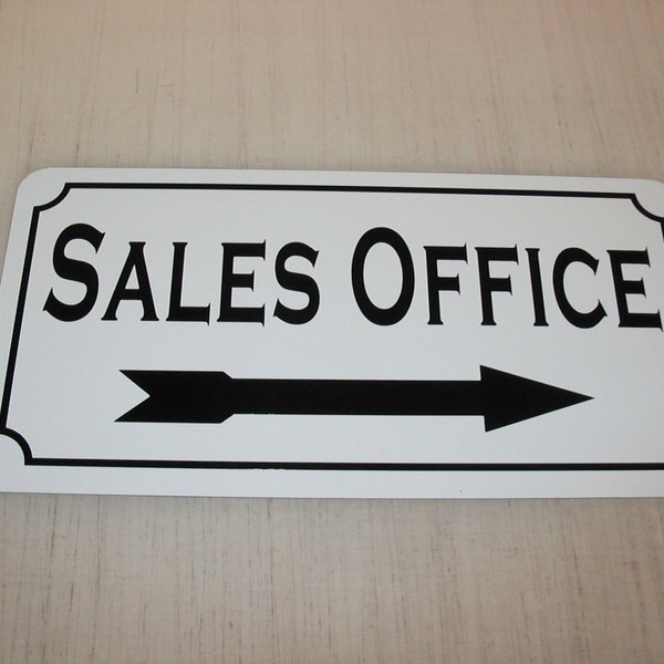 Sales Office Sign - Etsy